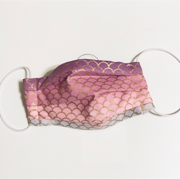 Accessories | Kid Princess Ariel Mermaid Tail Reusable Face Mask | Poshmark